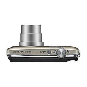 Nikon COOLPIX S4300 16 MP Digital Camera with 6x Zoom NIKKOR Glass Lens and 3-inch Touchscreen LCD (Silver)