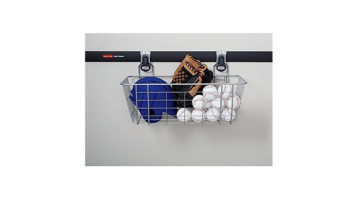 Rubbermaid Garage Storage Wire Basket - Easy Wall Mount