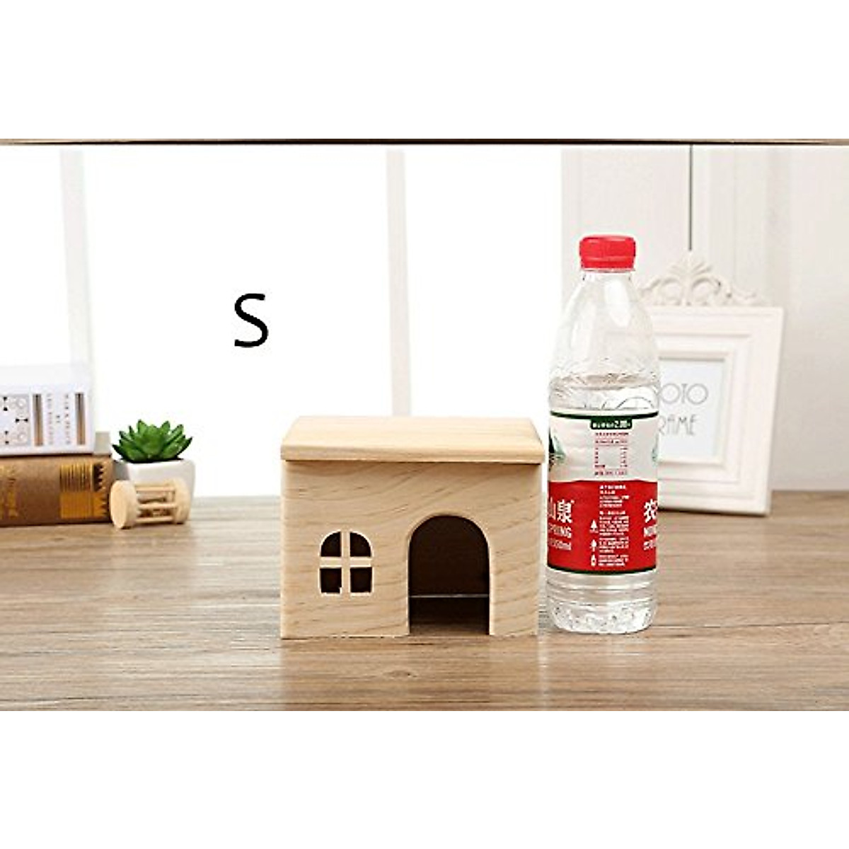 OMEM for Small Animals House Natural Life Tunnel System Such as Hamsters, Guinea Pigs, Golden Bears, Hedgehogs, Rabbits, Turtles, Easy to Clean (S)