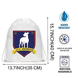 TOBGBE TV Show Gift TV Show Characters Inspired Drawstring Backpack Funny Gift TV Show Merchandise Soccer Football Lover Bag (AFC DB)