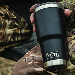 YETI Rambler 30 oz Stainless Steel Vacuum Insulated Tumbler w/MagSlider Lid, Black
