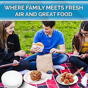 Perfectware - Kitchen essentials Paper Plate 6-300 6" Paper Plate, White (300 Count/pack)