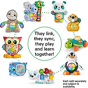 Fisher-Price Linkimals Toddler Learning Toy 1-20 Count & Quiz Whale with Interactive Lights & Music for Ages 18+ Months