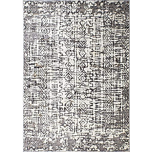 CosmoLiving Celeste Collection Area Rug, 8' x 10', Royal Silk