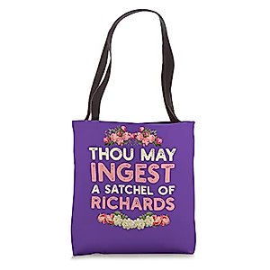 Vintage thou may ingest a satchel of Richards Tote Bag