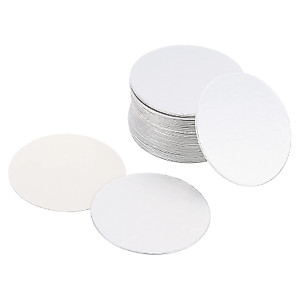 PATIKIL 38mm/1.5" Aluminum Foil Cap Liner, 150 Pack Resistant Tamper Induction Heat Sealer Sealing Liners for PE Plastic Bottle Jar Lid