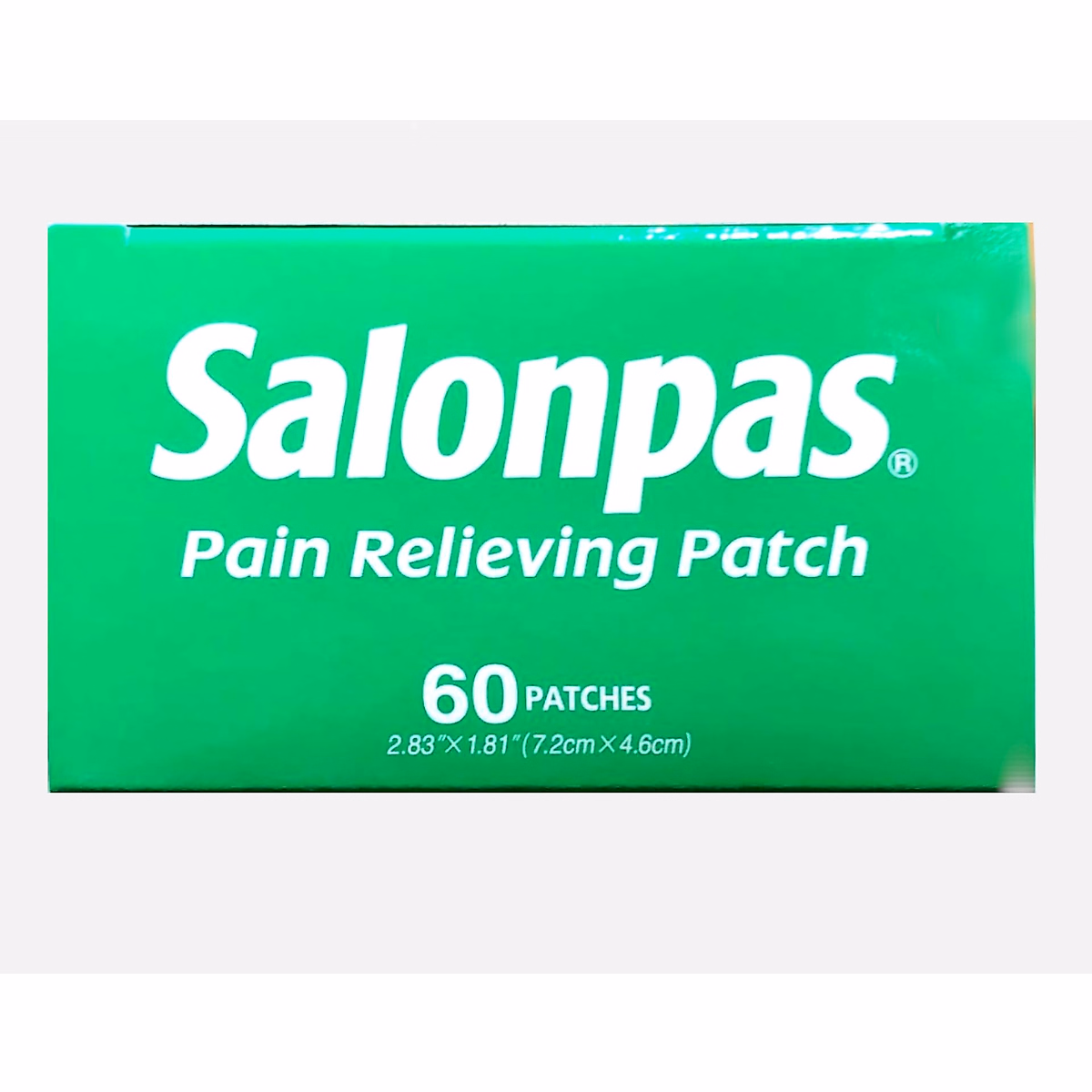 Salonpas Pain Relieving Patch, Extra Strength Topical Analgesic, 60 ct (Pack of 2)