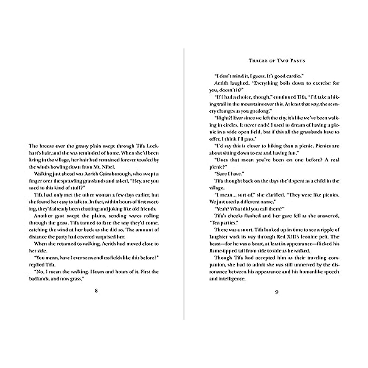 Final Fantasy VII Remake: Traces of Two Pasts (Novel)