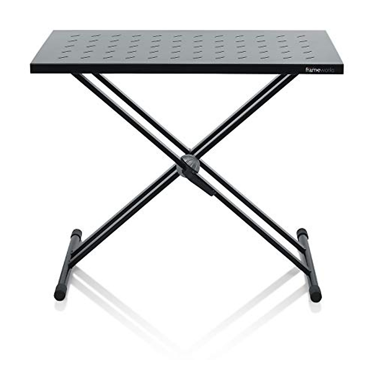 Gator Frameworks Utility Table Top and X Style Keyboard Stand Set; 32" x 18" Surface (GFW-UTL-XSTDTBLTOPSET),Black