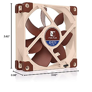 Noctua NF-A9 FLX, Premium Quiet Fan, 3-Pin (92mm, Brown)