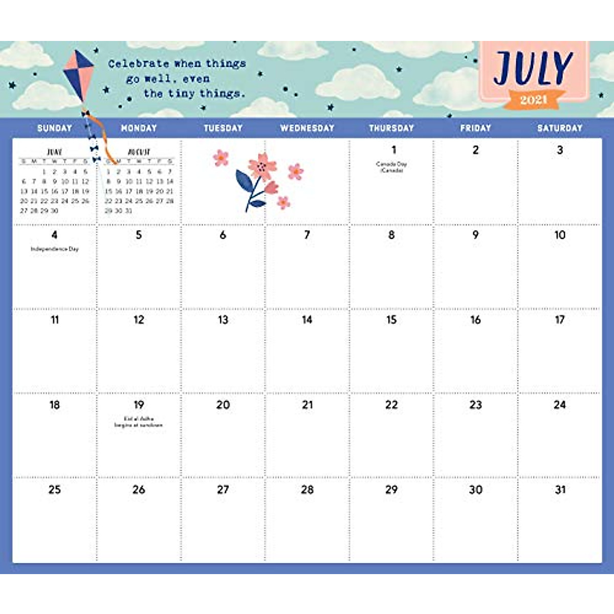 Go with the Flow: A Magnetic Monthly Calendar 2021