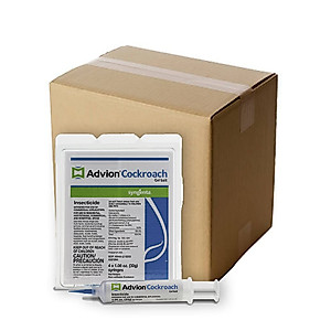 Advion Cockroach Gel Bait, (10 Pack) 40 Tubes x 30-Grams, German Roach Insect Pest Control, Indoor and Outdoor Use, Roach Killer Gel for American, German and Other Major Cockroach Species