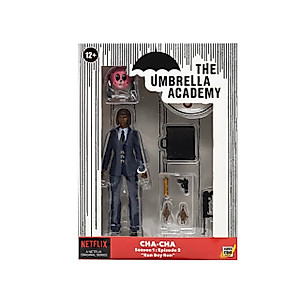 Boss Fight Studio The Umbrella Academy Cha-Cha Action Figure – H.A.C.K.S. Compatible, Highly Articulated Collectible & Customizable Figurine with Interchangeable Parts & Accessories – 1:18