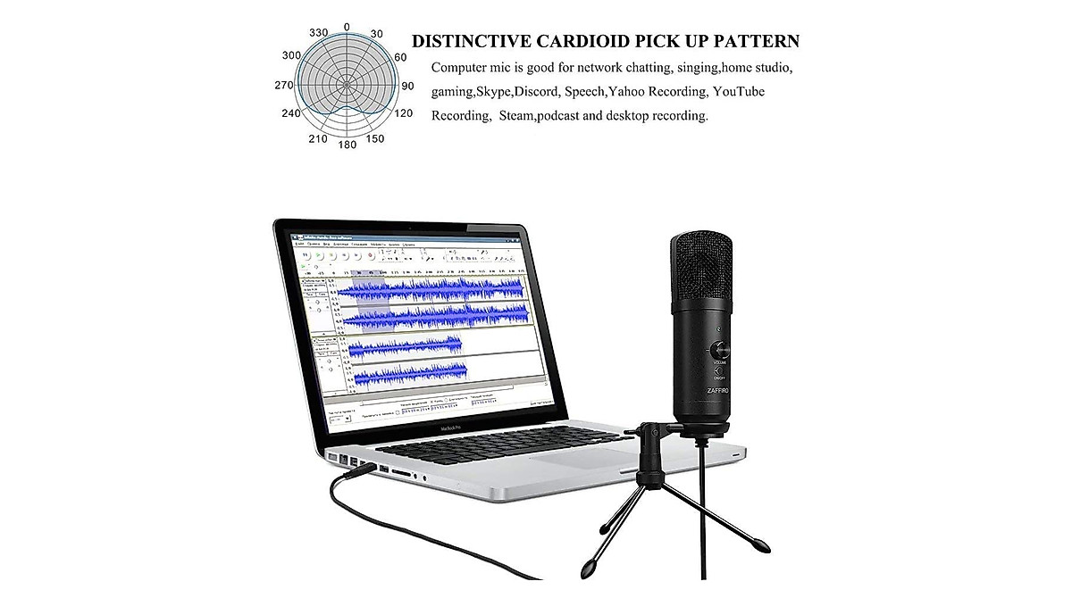 Z ZAFFIRO USB Microphone for Streaming, Recording & Voice - Durable and ...