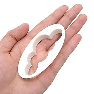 Honbay 5PCS Different Plastic Fluffy Cloud Cutters Cookie Cutters Cake Cutters Fondant Cloud Cutters