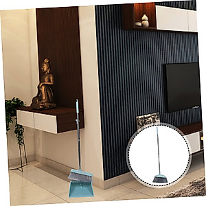 minkissy Garbage Shovel Sweep Broom Small Brooms Handle Broomstick Outdoor Broom Cleaning Broom Garden Broom House Brooms for Sweeping Indoor Sweep Cleaner Broom Wiper Pet Plastic Office