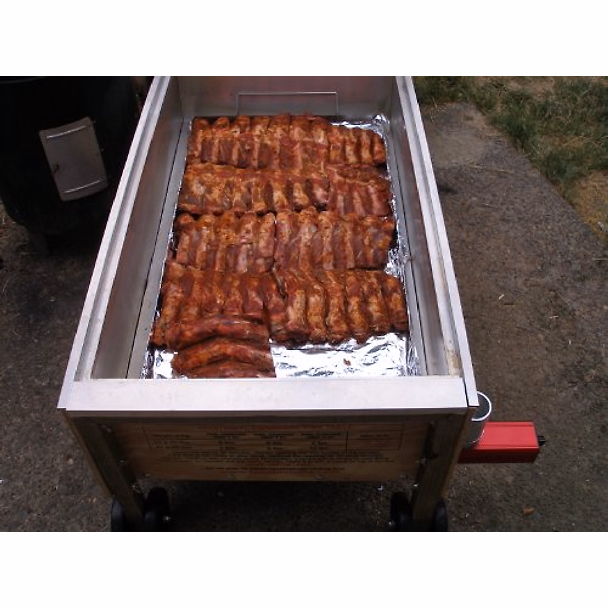 Caja China Roasting Box Pig Roaster 100lbs w/ free Cookbook and Bear Paws
