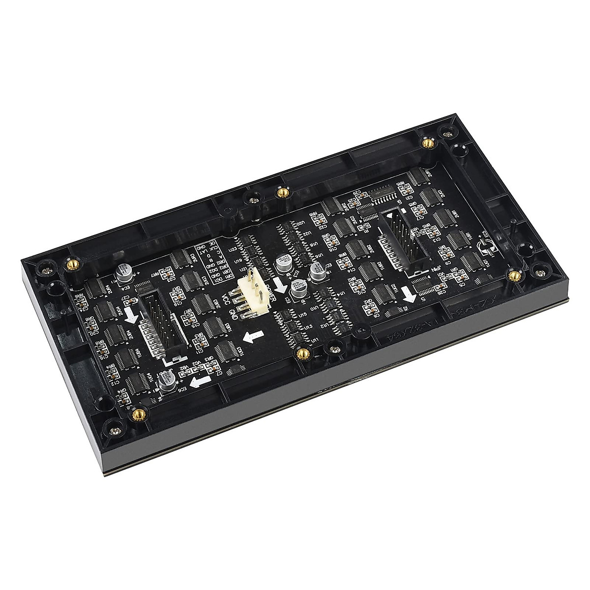 waveshare RGB Full-Color LED Matrix Panel Display Screen 64×32 Pixels 3mm Pitch LED Module Compatible with Raspberry Pi Pico, ESP32, Arduino,2048 Individual RGB LEDs,Adjustable Brightness