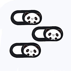 MBODM Webcam Cover Slide Web Camera Cover fits Laptop, Desktop, PC, Macboook Pro, iMac, Mac Mini, Computer, Smartphone– Ultra Thin 0.027in Cute Cat(3 Pack)