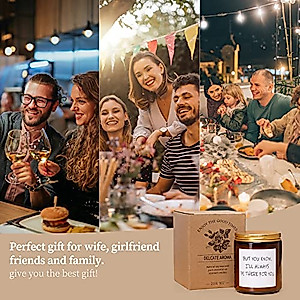 AGOL Lavender Candles Gifts for Women, 9 oz Aromatherapy Candles for Home Scented (Over 50 Hours of Burn Time), Natural Soy Candles for for Travel, Spa, Bath, Just Because Gifts for Her, Mom, Friend