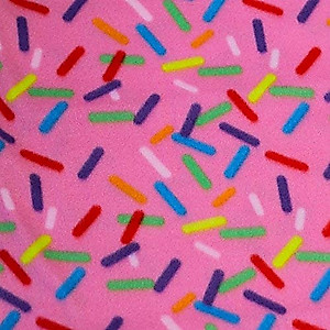 Sprinkles No-Sew Throw Anti-Pill Fleece Fabric Kit (50x60)