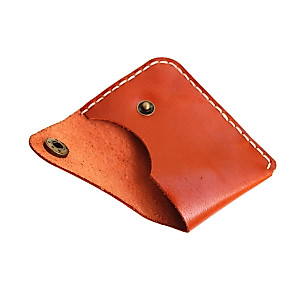 Handmade Minimalist leather Card Case Wallet Front Pocket Card Holder card pack organization…