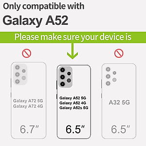 Carveit Wood Case for Samsung Galaxy A52 5G & 4G Case [Natural Wood & Black Soft TPU] Shockproof Protective Cover Unique Wooden Case Compatible with Galaxy A52s 5G Case (Mayan Symbols-Blackwood)