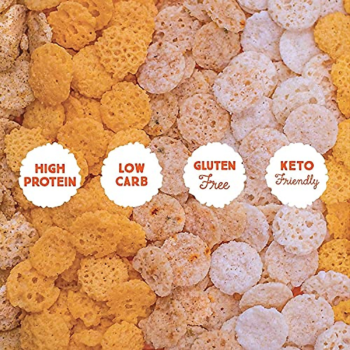 Whisps Cheese Crisps - Parmesan Cheese Snacks, Keto Snacks, 13g of Protein Per Serving, Low Carb, Gluten & Sugar Free, Great Tasting Healthy Snack, Parmesan Chips, All Natural Cheese Crisps - Parmesan, 9.5 Oz (Pack of 2)