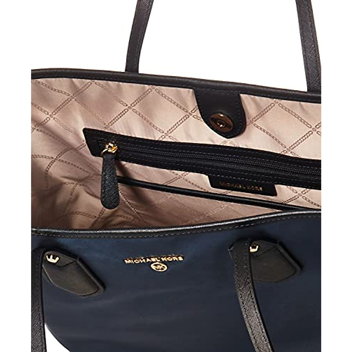 MICHAEL Michael Kors Eva Large Tote Navy Multi One Size