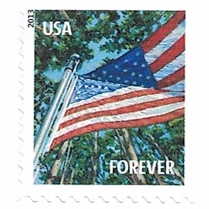 USPS Flags for All Seasons Forever Stamps 100 Stamps (5 Books of 20)