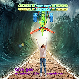 aspeepol 179 Pieces Boys Stem Toys Activities Kids Building Toys and Blocks for Kids Ages 5-12 Construction Tinker Tool Kit Learning Educational Erector Set DIY Childrens Engineering Gift for Kids