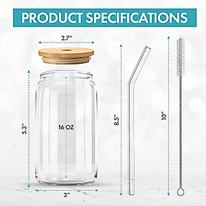 KLUBI 30th Birthday Gifts for Her - In My Thirties Era 16 Ounce Glass Cup 30th Birthday Gifts for Women In My 30s Era Gifts for Women 30s Happy 30th Birthday Decorations for Her 30 Birthday Cup