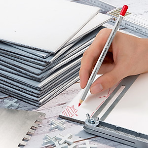 STAEDTLER 108-2 Lumocolor Omnichrom Non-Permanent Pencil - Red (Box of 12)