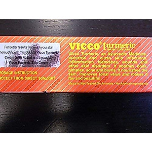 Vicco Turmeric Skin Cream with Sandalwood Oil -70g X 2 Pack