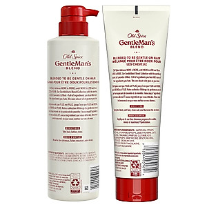 Old Spice Men's Sulfate Free Shampoo and Conditioner Set with Lavender & Mint Scent, Gentleman's Blend (14.8 Fl Oz & 8 Fl Oz)