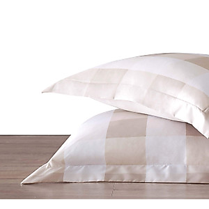 Truly Soft Everyday - King Duvet + Sham Set - Buffalo Plaid Collection - Khaki (DCS2093KHKG-00)