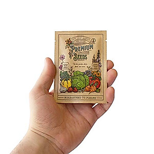 Tomato Seeds for Planting - Baxter's Early Bush Cherry - 250 Mg 65+ Seeds - Farm & Garden Vegetable Seeds - Non-GMO, Heirloom - Sealed in a Beautiful Mylar Package for Extended Shelf Life