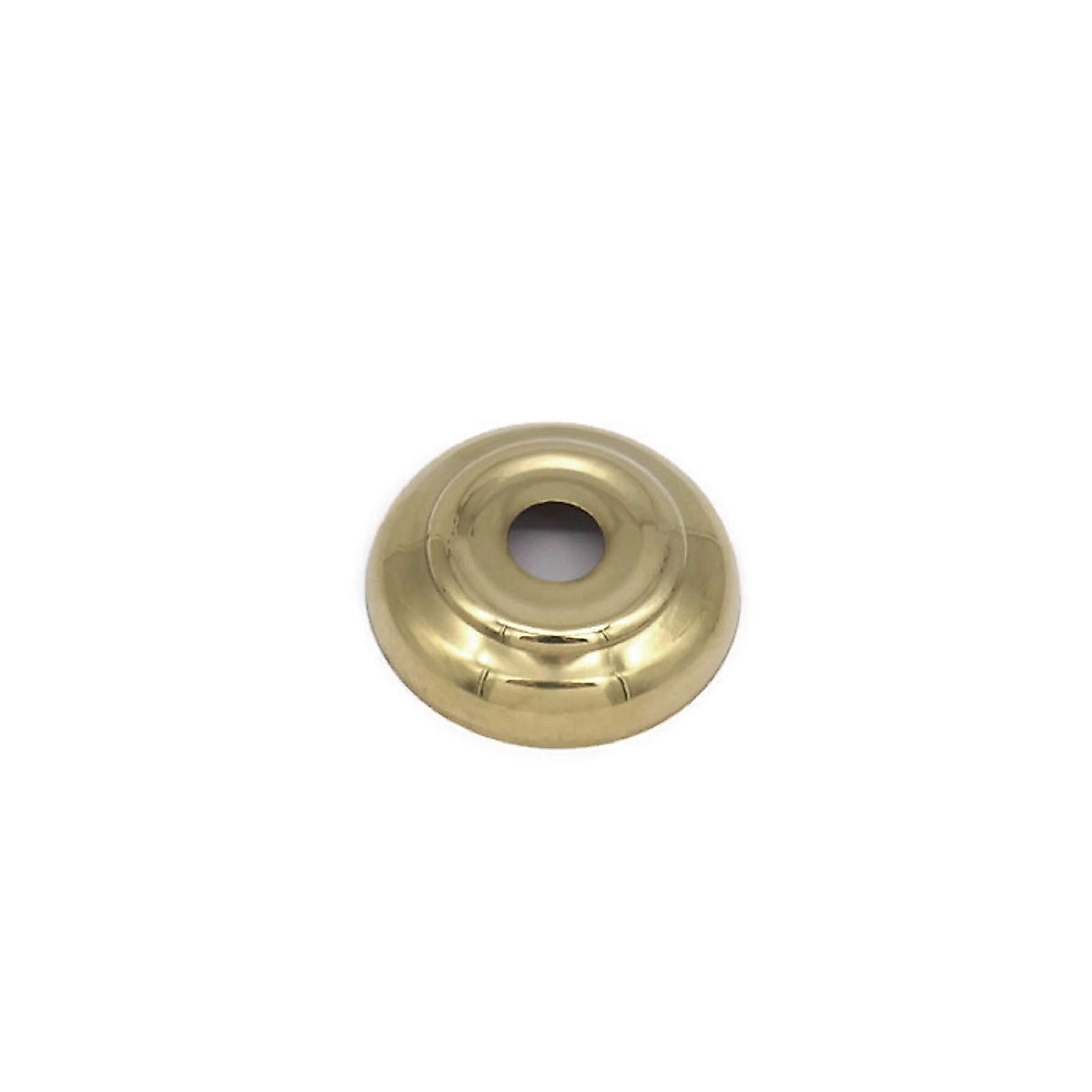 Brass Bed Ball Finial Cannon Ball Base Frame Brass Bed Ball Base 1 3/4" Diameter X 1/2" High Bed Ball Washer Spacer