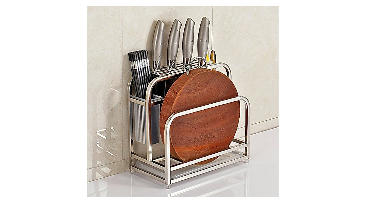 AIYoo Cutting Boards & Knife Organizer - Space-Saving Kitchen Storage