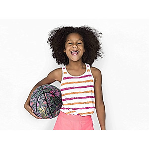 REBOILPHASE Kids Basketball, Size 6, Faux Leather, 22.6 CM Diameter, 510-550g Weight, No Inflating Needed