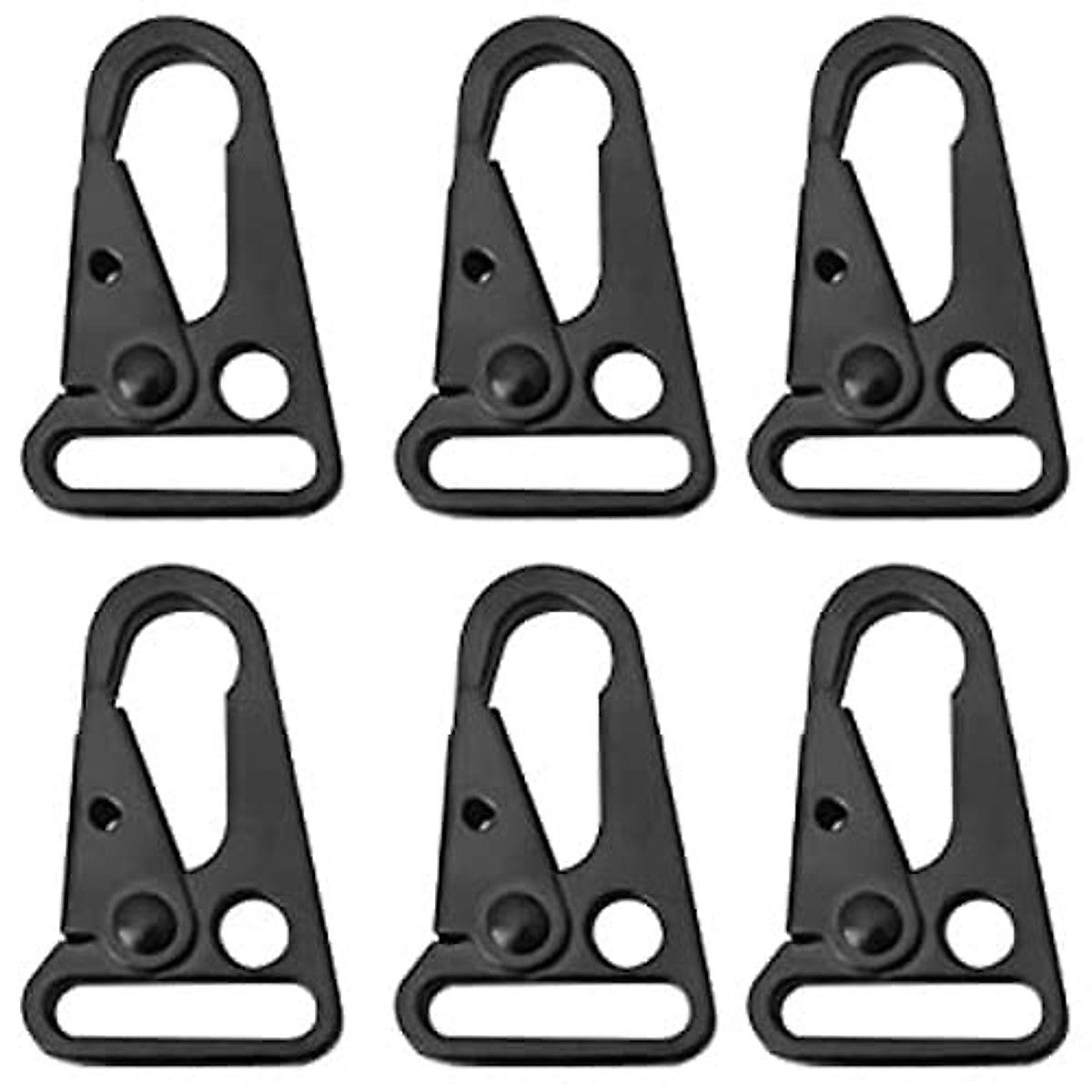 GearHill Metal Rifle Sling Clips, Snap Hooks Heavy Duty HK Clips Tactical Universal Clip for Rifle Paracord Clips