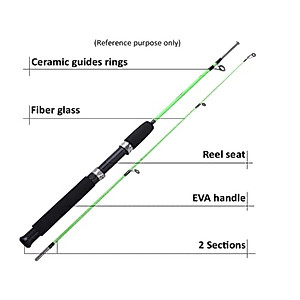 9ft. Crocodile Fishing Rod 2 Section