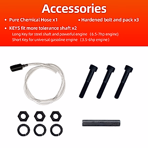 SANOL Max 3000 PSI Pressure Washer Pump 2.5 GPM 7/8" Shaft - Replacement Gas Power Washer Pump - Oil Comes Sealed - Fits: 308653052, 308653006, 308653025, PS262311, GCV160 and more