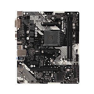 ASRock AMD Ryzen AM4 Compatible with A320 Chip MicroATX Motherboard A320M-HDV R4.0