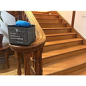 G & F Products Shoe Covers Box, Foldable Collapsible Shoe Covers Holder Bootie Box holds up to 100 Disposable Shoe for Realtors and Open House also works as Foldable Collapsible storage bin 9"x9"x9"
