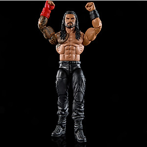Mattel WWE Elite Collection Top Picks Action Figure & Accessories Set, Roman Reigns 6-inch Collectible with Articulation & Interchangeable Parts