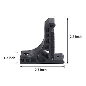 SOPOGER Archery Bow Wall Mount Storage Bow Rack Wall Hanger Display Universal Bow Holder Stand for Recurve Compound Bow Longbow (Black)