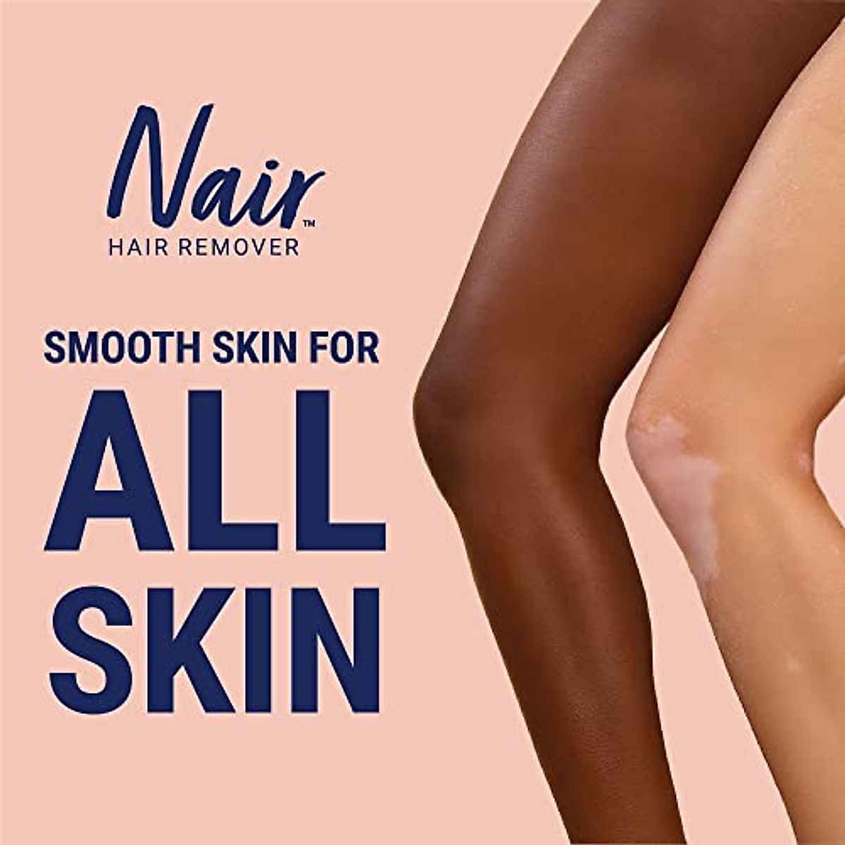 Nair Sensitive Formula Shower Cream Hair Remover with Coconut Oil and Vitamin E, 12.6oz