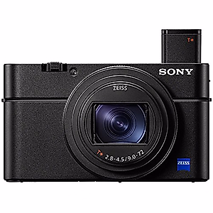 Sony DSC-RX100M6 RX100 VI Cyber-Shot Digital Camera 20.1 MP with 24-200mm Zoom Lens + Lexar 64GB SDHC/SDXC UHS-I Card + Dual Battery Kit + Accessory Bundle