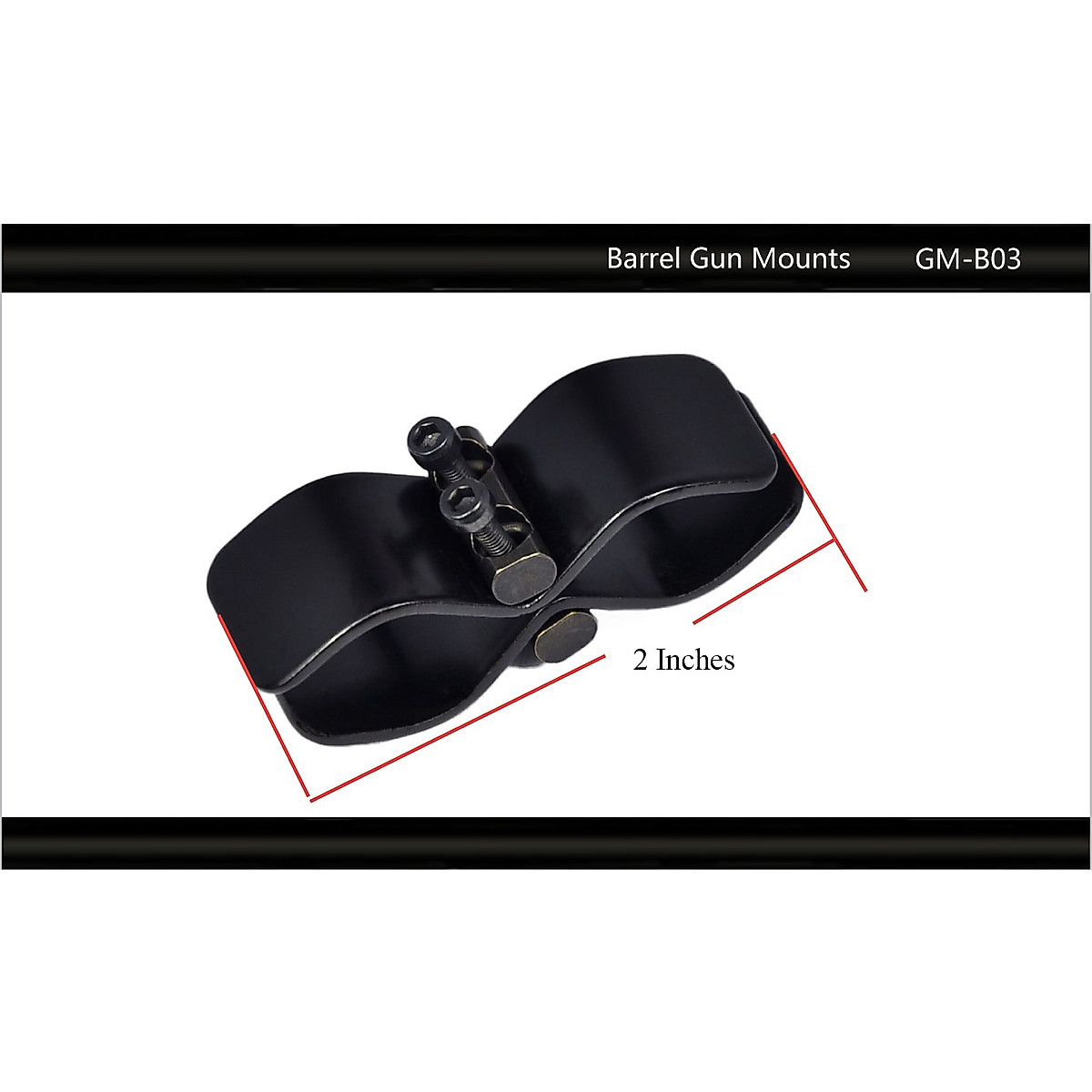 Tactical Scorpion Gear TSG-GMB03 Aluminum Dual 5/8-1 3/8" Scope Laser Mount - Black